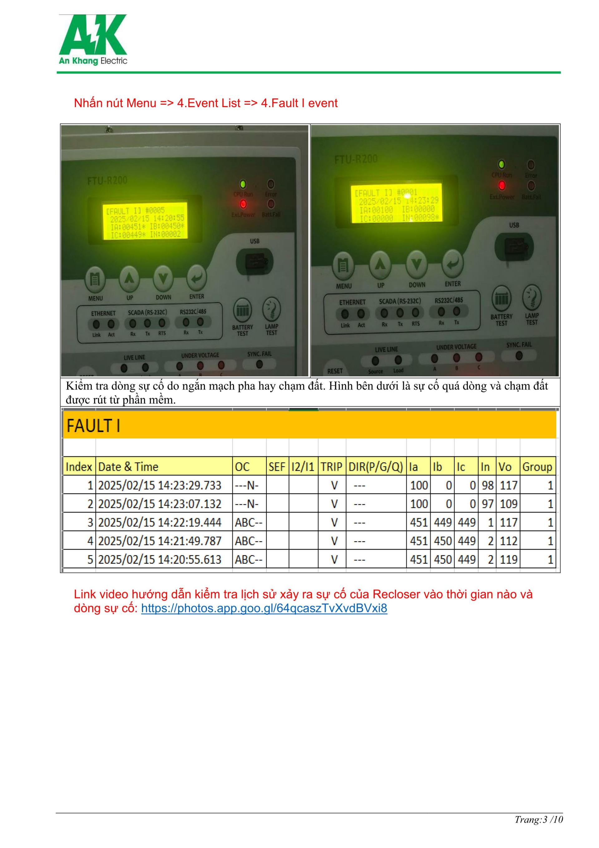 Hướng dẫn bộ Recloser Chardon