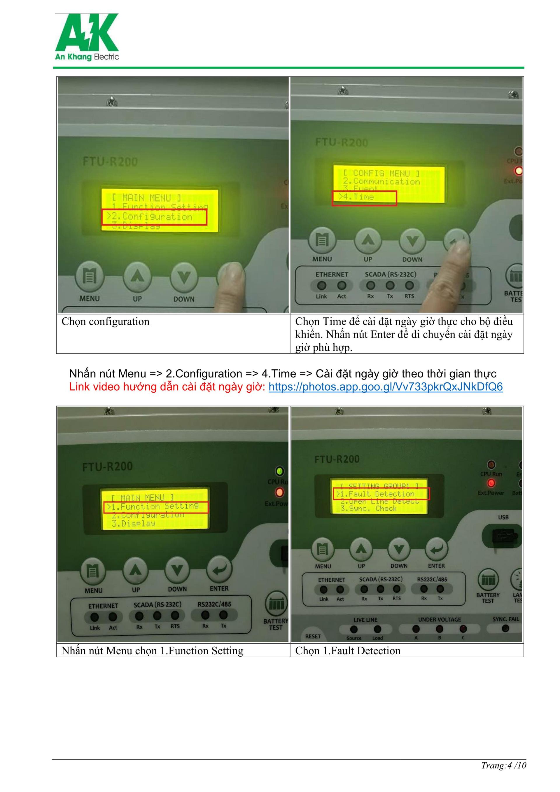 Hướng dẫn bộ Recloser Chardon